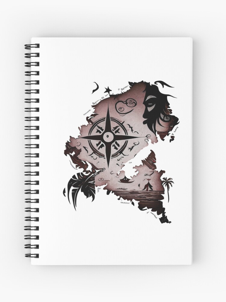 Pirate Map Compass Rose