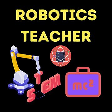 "Robotics Coach Teacher Gift Robotics Week Robotics Robo Week robotics engineering" Sticker for ...