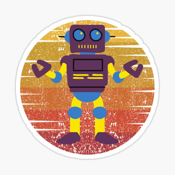 "Purple Robot Sunset Robotics Coach Teacher Gift Robotics Week Robotics ...