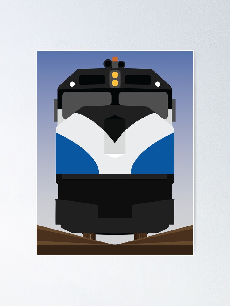 "Sky Blue F45" Poster for Sale by AmtrakGuy365 | Redbubble