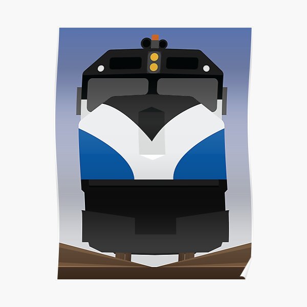 "Sky Blue F45" Poster for Sale by AmtrakGuy365 | Redbubble