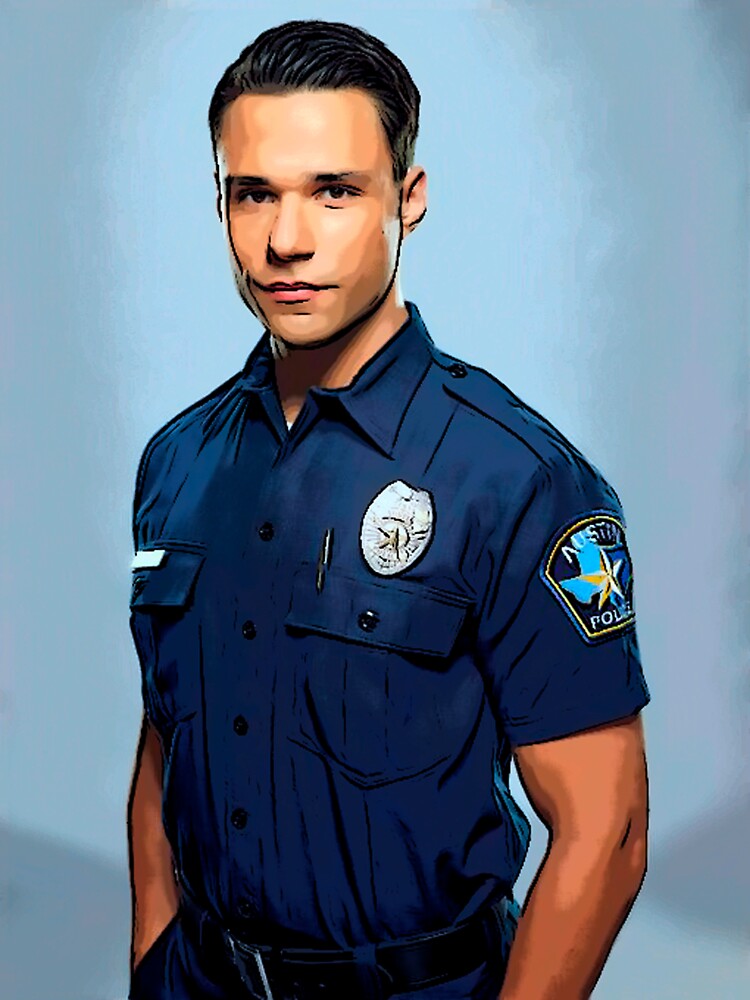 "Officer Carlos Reyes (911 Lone star)" Sticker for Sale by itsechomusic ...