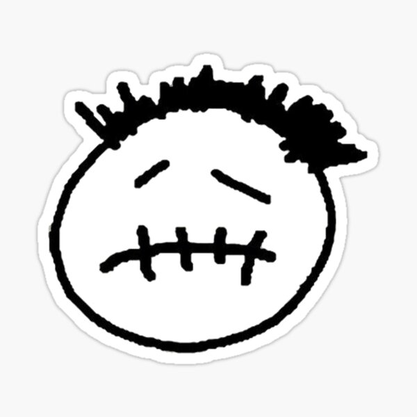 "Cactus Jack face" Sticker for Sale by 1xstonee-shop | Redbubble