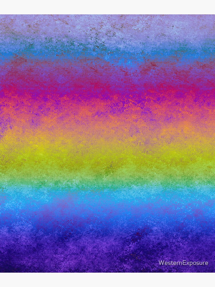 "Messy transition - rainbow colors" Sticker for Sale by WesternExposure ...