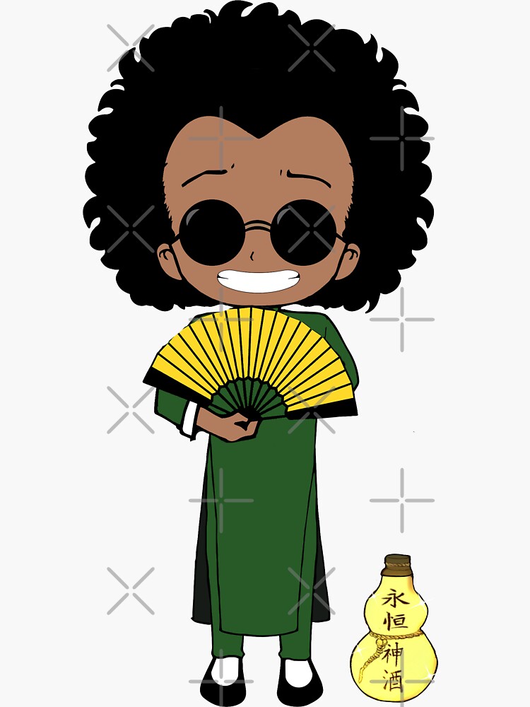 "Chibi Rao (Ver.2) with Fan and Everlasting Shenjiu" Sticker for Sale ...