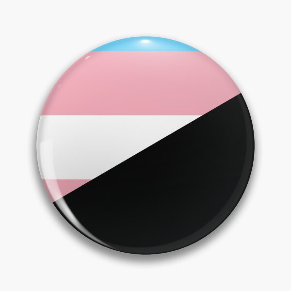 "trans anarchy flag simple " Pin for Sale by alienhexfriend | Redbubble