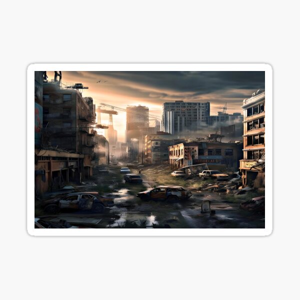 "Nature's Reclamation" Sticker for Sale by Frame-Frenzy-P | Redbubble