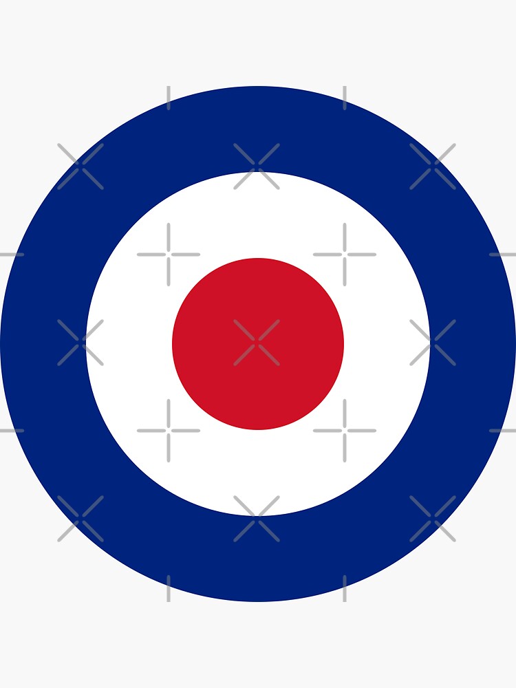 "RAF Style Roundel" Sticker for Sale by FlagsandSymbols | Redbubble