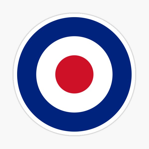 "RAF Style Roundel" Sticker for Sale by FlagsandSymbols | Redbubble