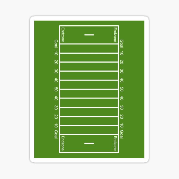 "Football field" Sticker for Sale by efratul | Redbubble