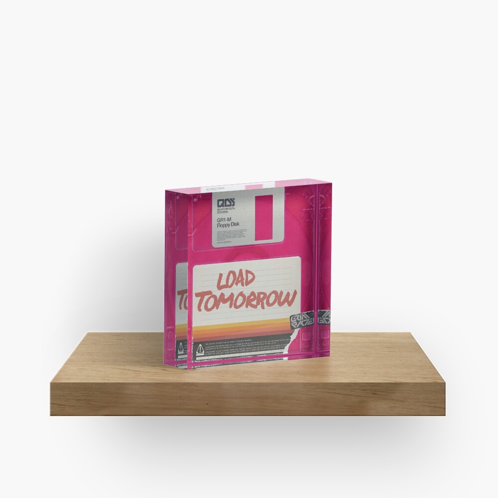 "Load Tomorrow 3.5 Floppy Disk : Red Edition" Sticker for Sale by ...