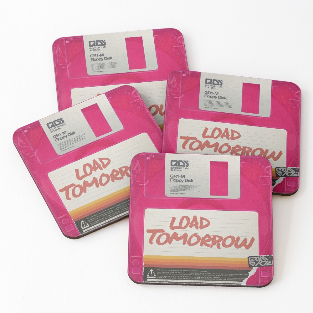 "Load Tomorrow 3.5 Floppy Disk : Red Edition" Sticker for Sale by ...