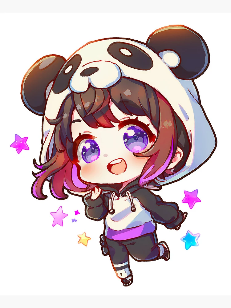 Ragazza Panda Chibi
