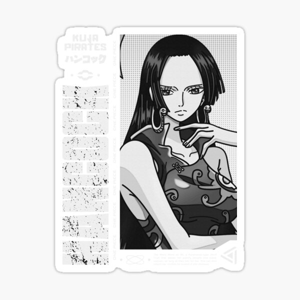 "Boa Hancock - One Piece v.3 white version" Sticker for Sale by Geonime ...