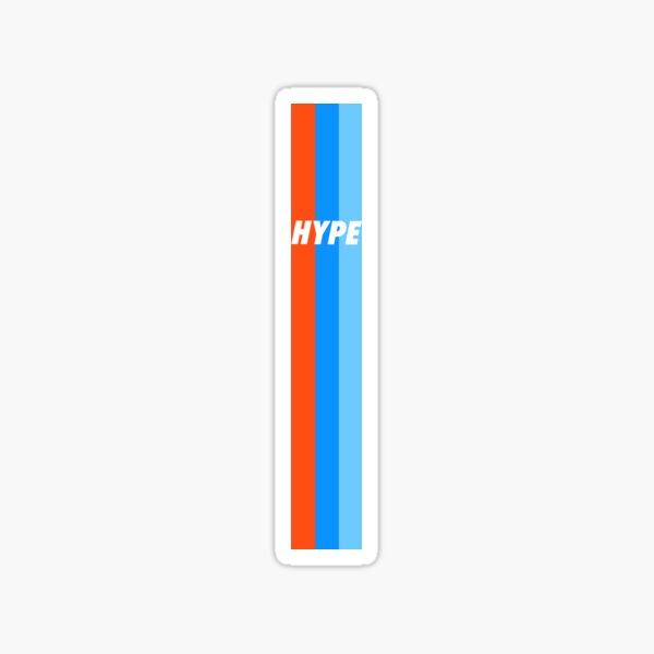 "racing hype" Sticker for Sale by pholange | Redbubble