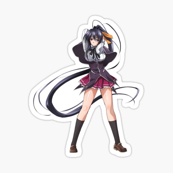 "Akeno Himejima Sexy Look" Sticker for Sale by Weebo-worldd | Redbubble