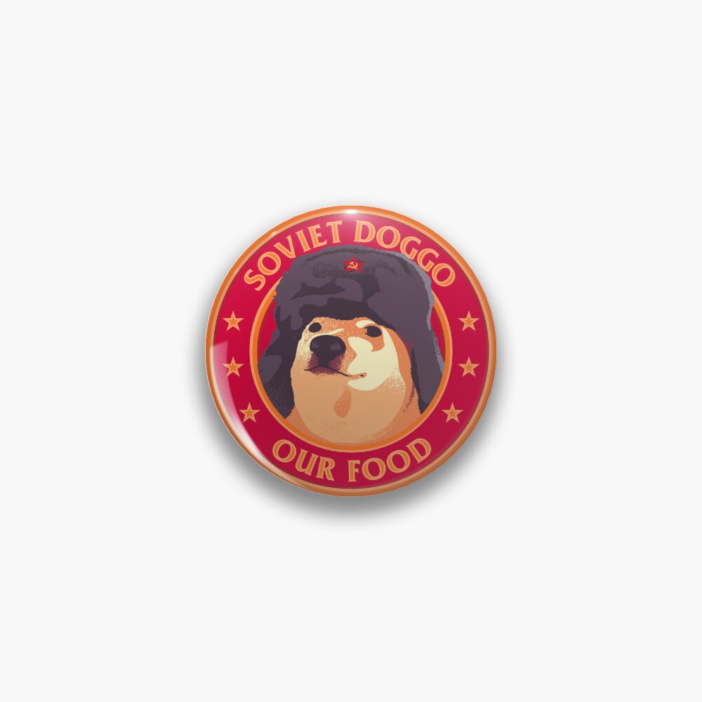 "Soviet Doggo" Sticker for Sale by ltstnsmerch | Redbubble