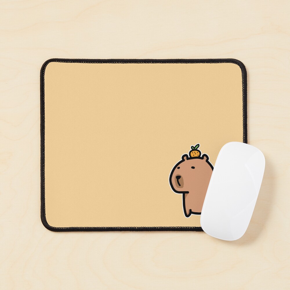 "Cute capybara, kawaii capybara, derpy capybara, relaxed capybara, gift ...