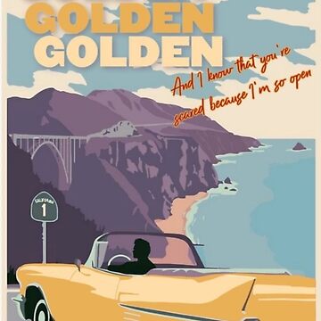 "Retro - Harry Styles - Golden - Poster " Poster for Sale by Neverlnd ...