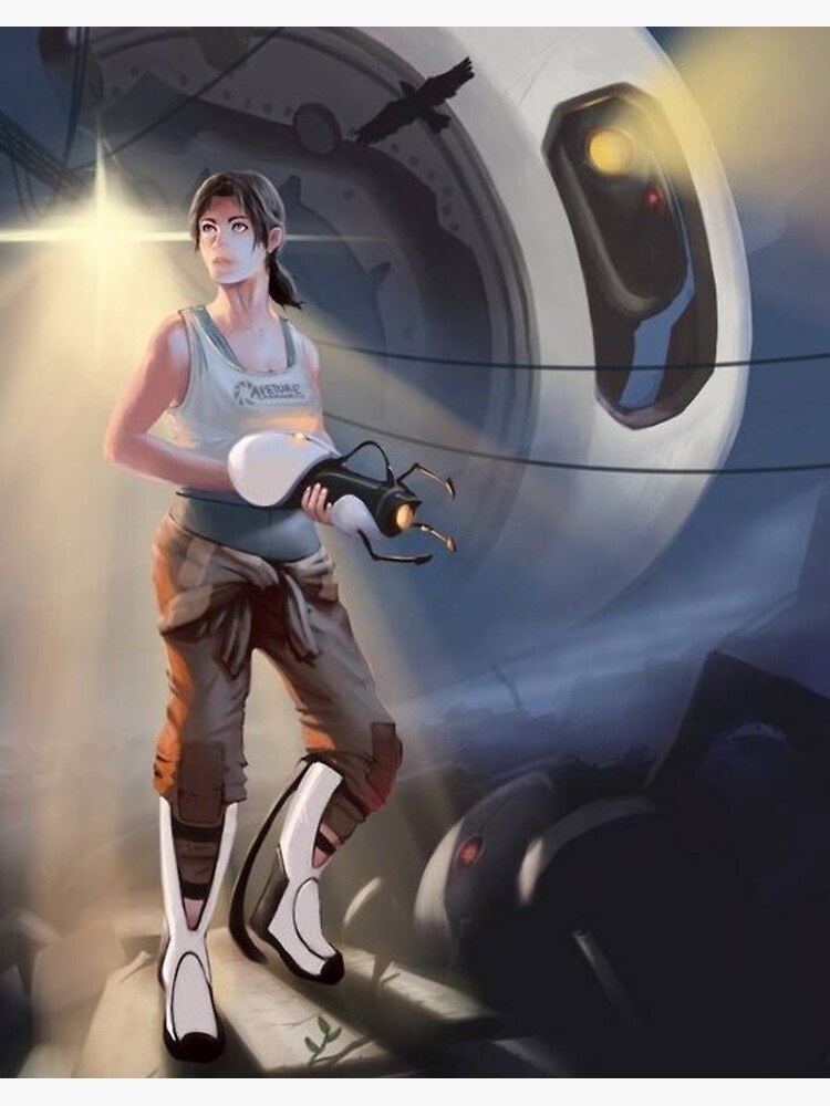 Portal 2 Chell And Glados