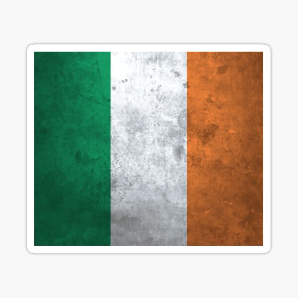 "Distressed Irish Flag" Sticker for Sale by WesternExposure | Redbubble