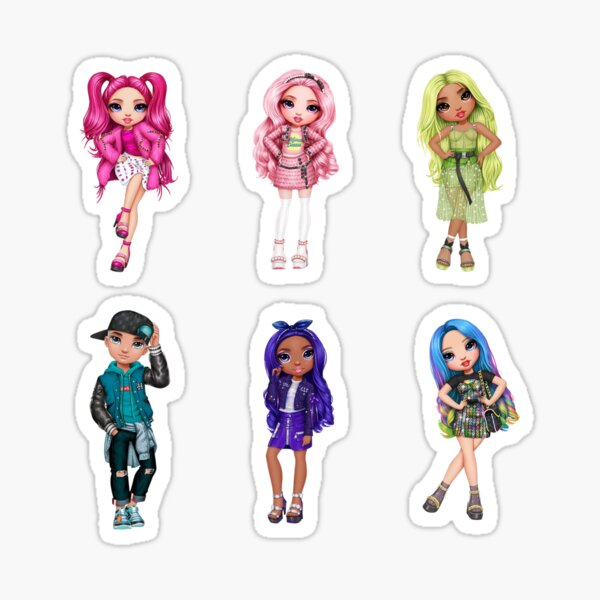 "Rainbow High - Series 2" Sticker for Sale by BreannaRobin | Redbubble