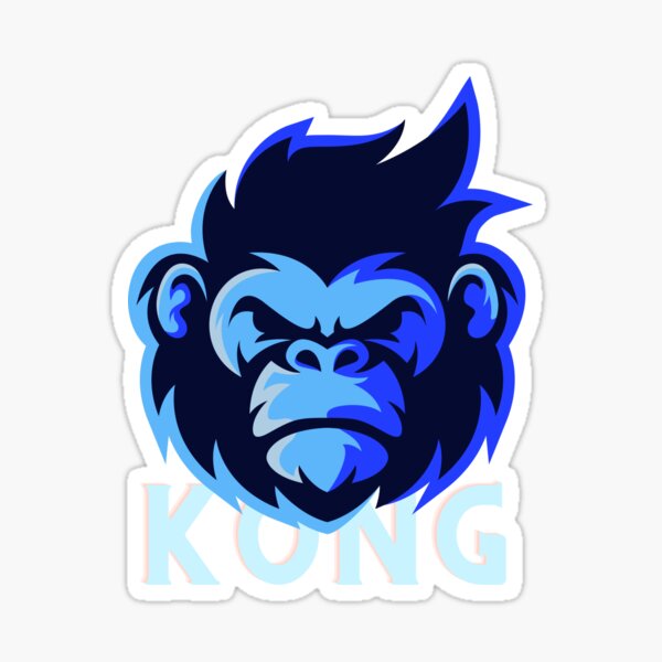 "King Kong" Sticker for Sale by IconicPixels | Redbubble