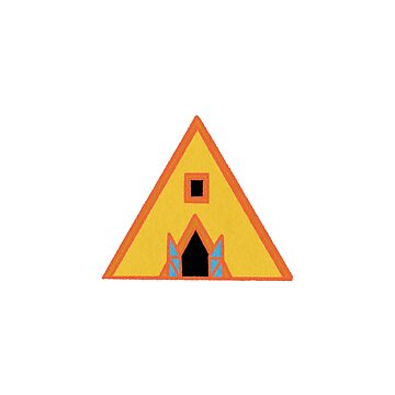 "Midsommar Triangle House" Sticker for Sale by ckennedydesign | Redbubble