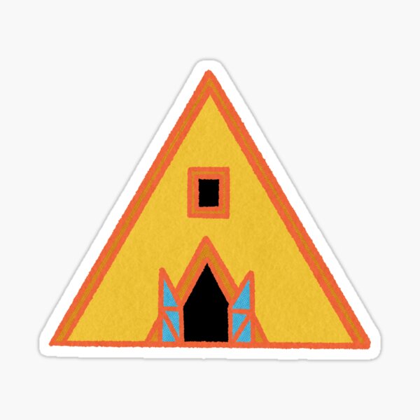 "Midsommar Triangle House" Sticker for Sale by ckennedydesign | Redbubble