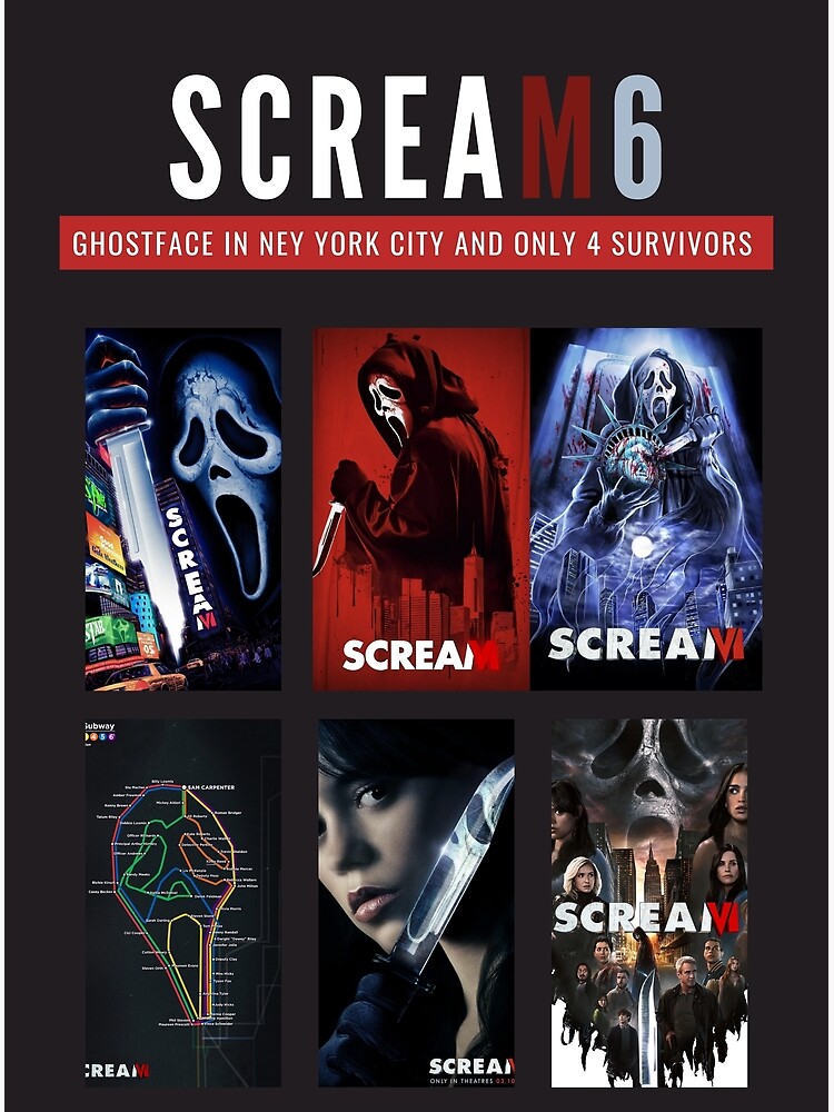 Scream 6 all best selling posters - Scream VI Premium Matte Vertical ...