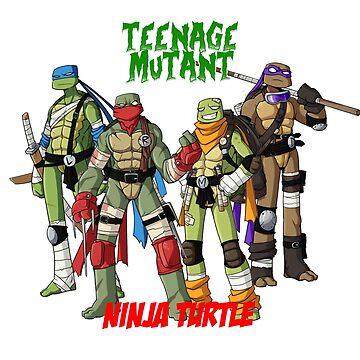 "Teenage Mutant Sticker Ninja Turtles Shirt" Sticker for Sale by ...