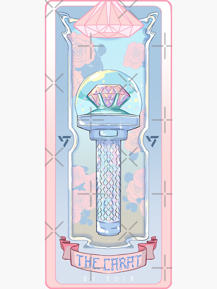 "Card Captor Kpop | The Carat" Sticker by PuikB | Redbubble