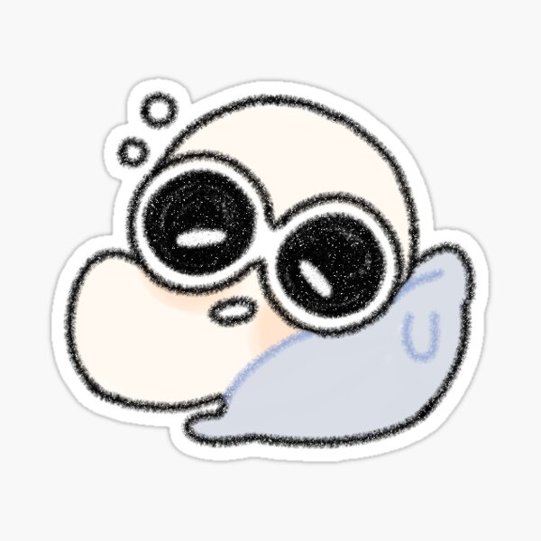 "sleepy blob mimimi" Sticker for Sale by Jun-hug | Redbubble