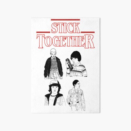 "Stick Together" Art Board Print by ArtsyPrincess | Redbubble