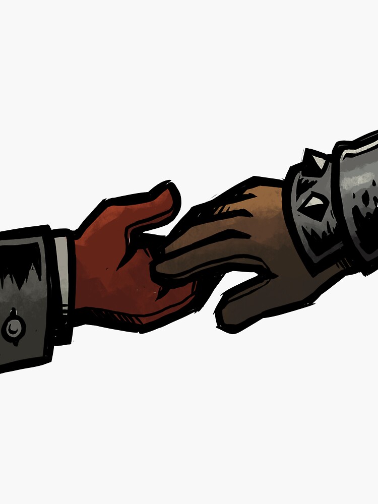 "Reynauld & Dismas" Sticker for Sale by cherimayo | Redbubble