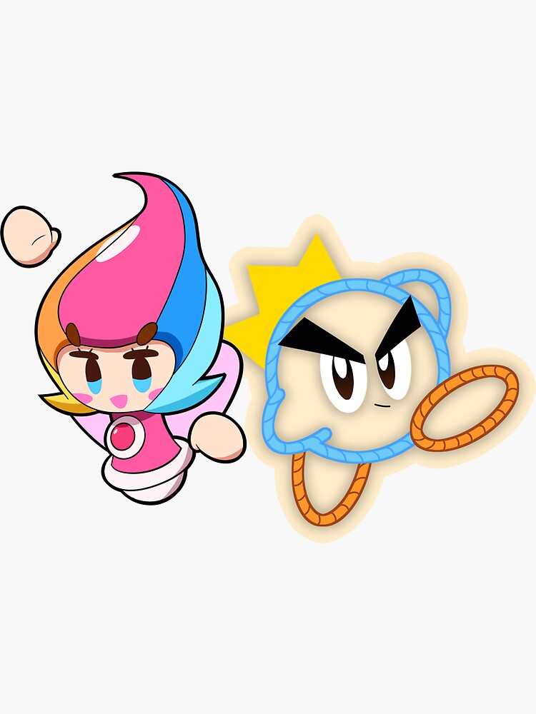 "Elline and Prince Fluff" Sticker for Sale by lilartist64 | Redbubble