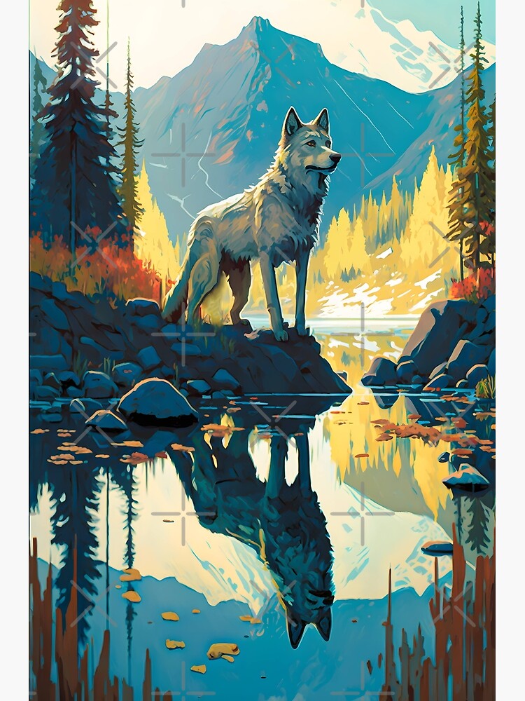 "The Lone Wolf" Poster for Sale by Radstream | Redbubble