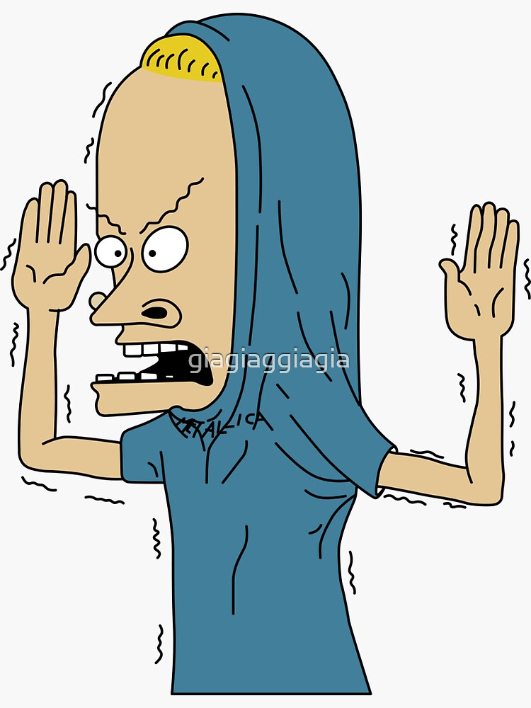 "Beavis and Butt-Head - The Great Cornholio" Sticker for Sale by ...