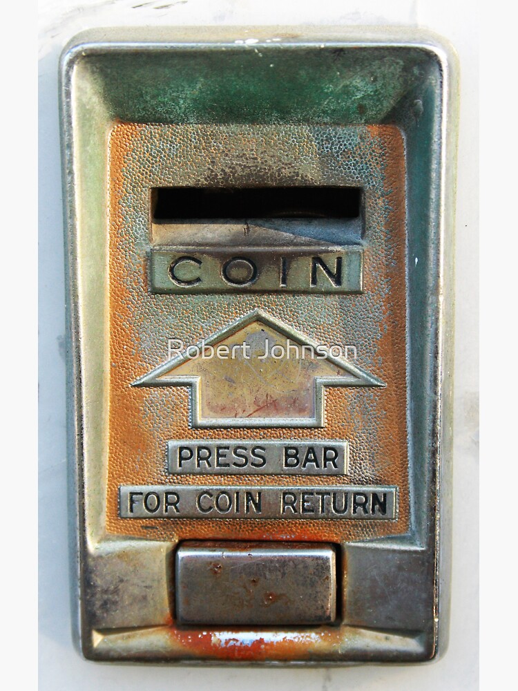 "Coin Slot" Sticker for Sale by Robert Johnson | Redbubble