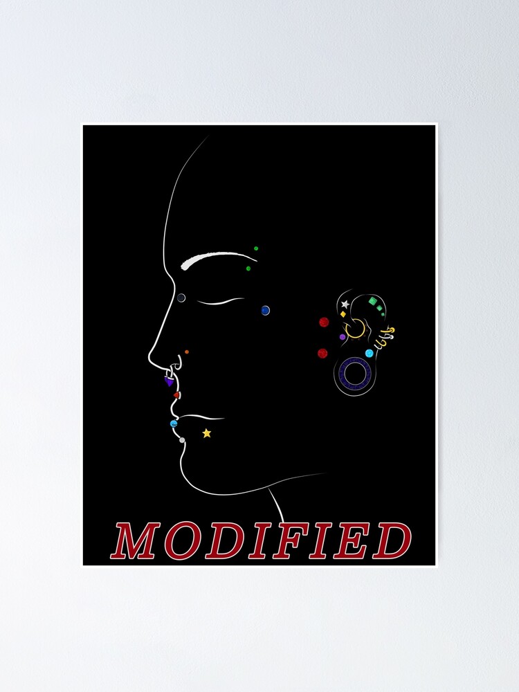 "Modified (black)" Poster by RebelWithACause | Redbubble