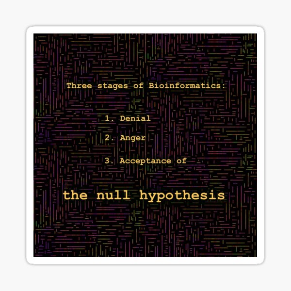 "Three Stages of Bioinformatics" Sticker for Sale by arteasome | Redbubble