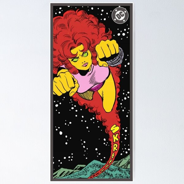 "D.C. Comics Random Moment #6 - Gray Border - Starfire" Poster for Sale ...