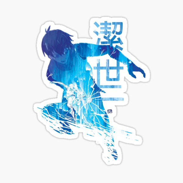 "Isagi Awareness: Yoichi Isagi Blue Lock Anime" Sticker for Sale by ...