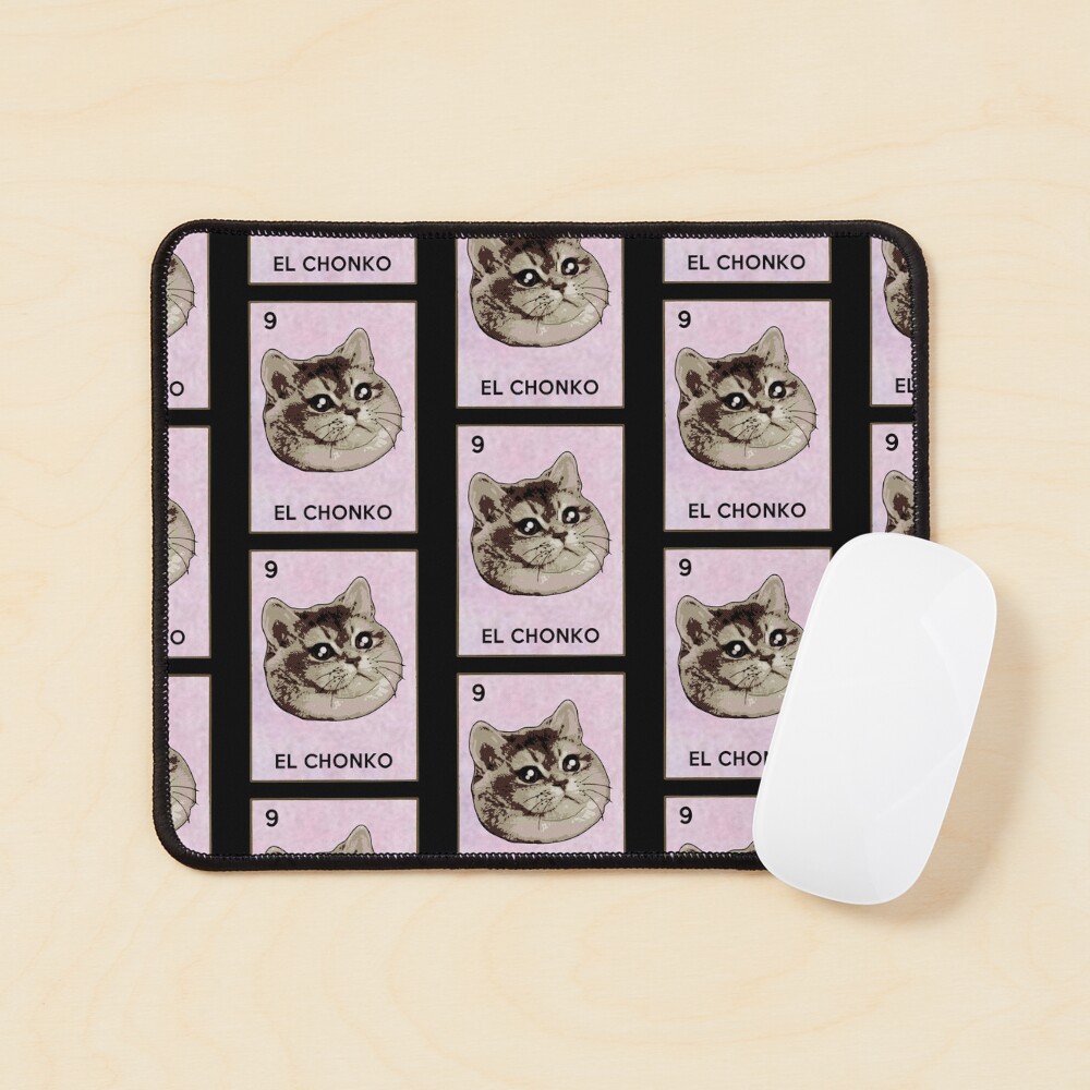 "Chonk Cat Meme Loteria" Sticker for Sale by electrovista | Redbubble