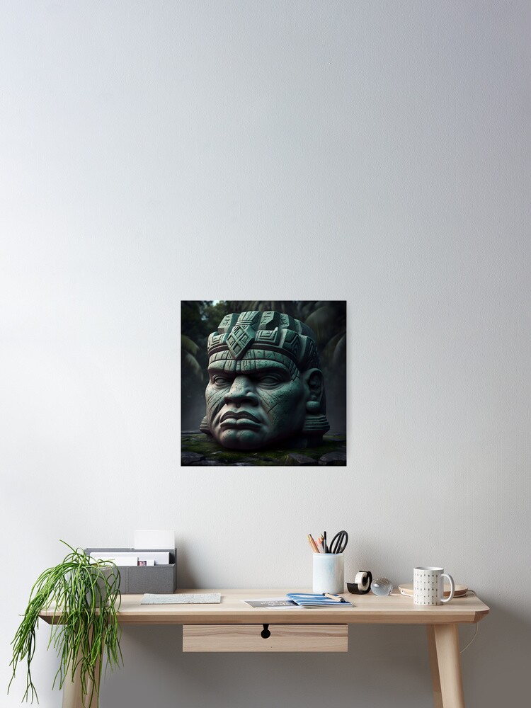 "Olmec" Poster for Sale by Mony26 | Redbubble