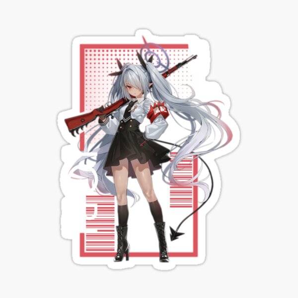 "Blue Archive - IORI - Character Portrait" Sticker for Sale by Graphic ...