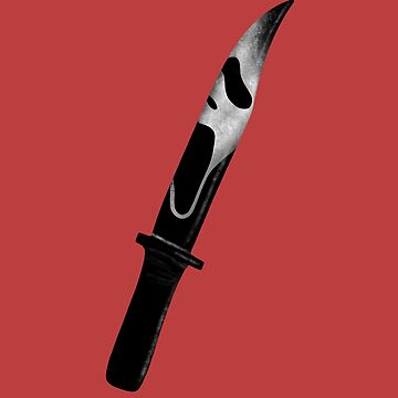 "Scream knife" Sticker for Sale by cranberryrose22 | Redbubble