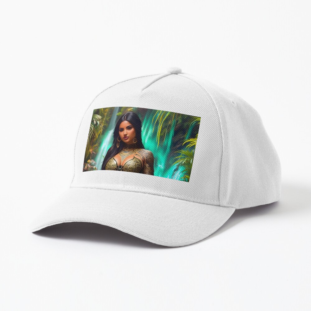 "Aztec maiden in pond" Sticker for Sale by magikman65 | Redbubble