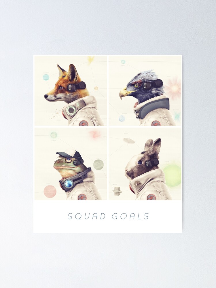 "Star Team - Squad Goals" Poster for Sale by andywynn | Redbubble