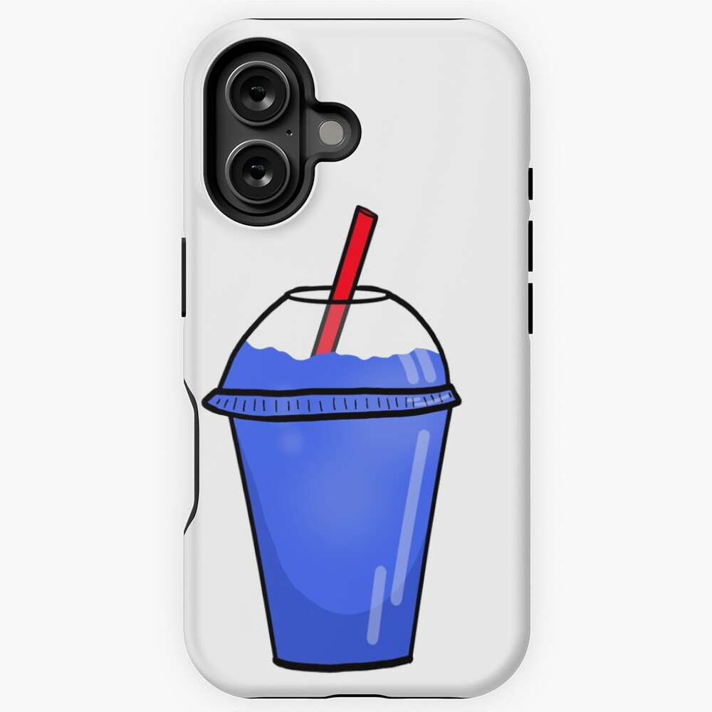 "Blue Raspberry Slushie" Sticker for Sale by Courtcc | Redbubble
